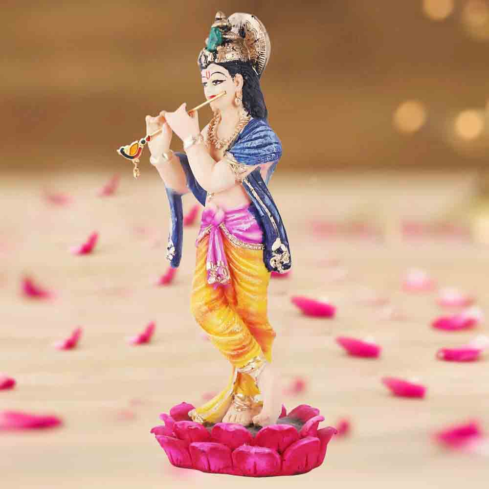 Lord Krishna Statue Playing Murli Online | 8884243583 | Lord Krishna ...