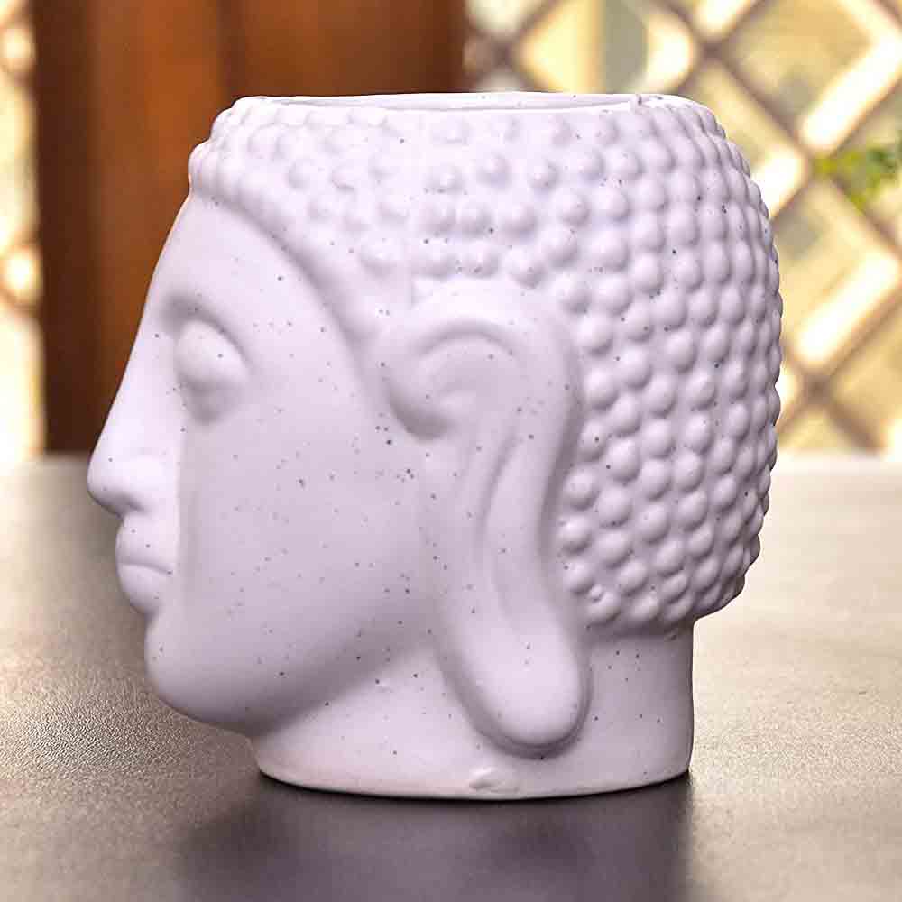 Ceramic Buddha Planter Online | Call 8884243583 | Buddha Plant Holder