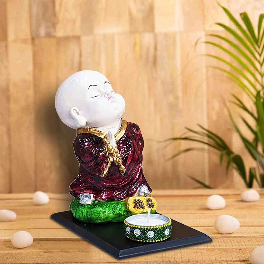 Buy Baby Monk Buddha Statue With Platform | Call 8884243583 | Baby Monk ...