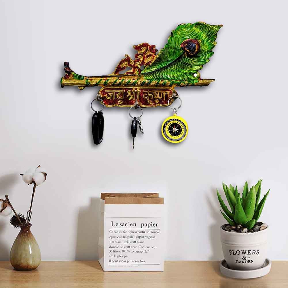 Buy Krishna Wall Hanging Keyholder Online | Call 8884243583 | Krishna ...