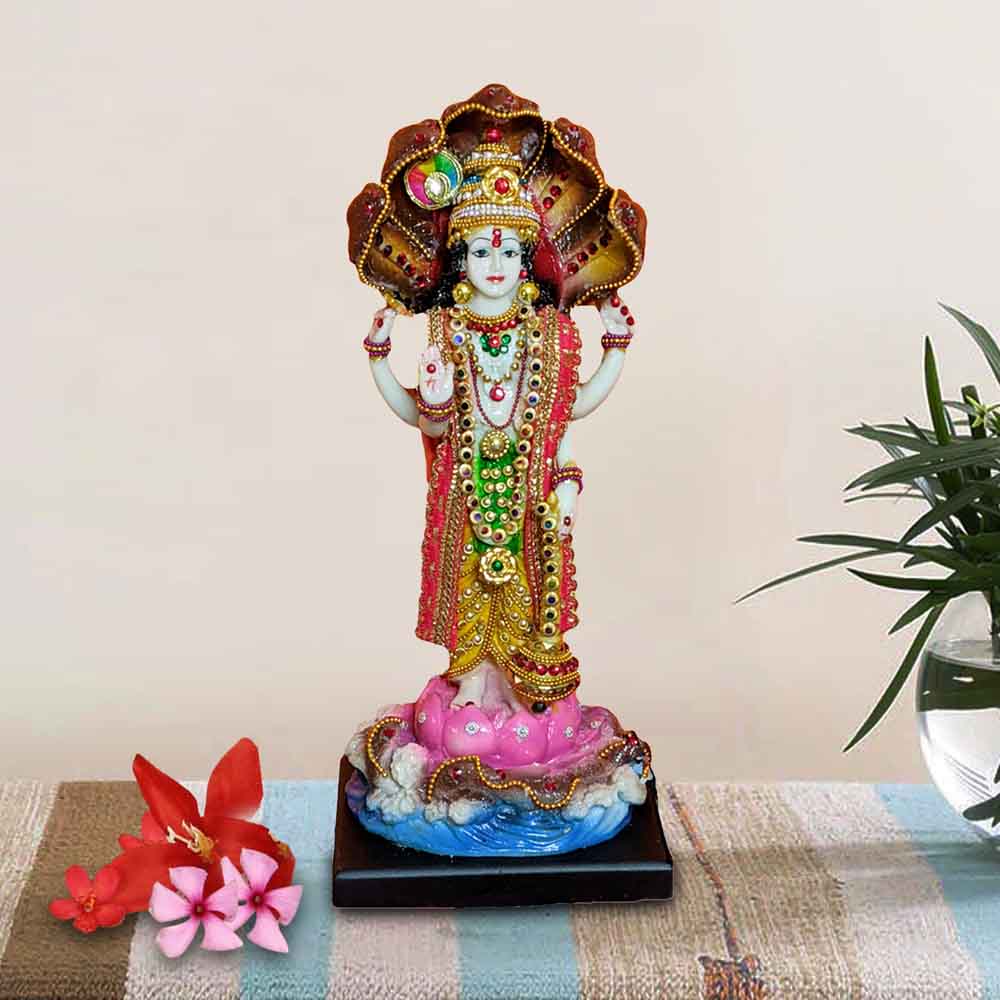 Buy Lord Vishnu in Standing Pose Murti Online | Call 8884243583 | Lord ...