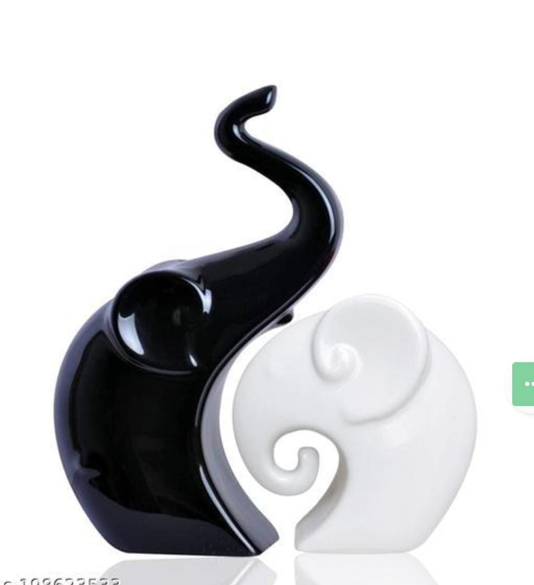 Set of 2 Statues of Lavish Dazzling Elephants Online | Call 8884243583 ...