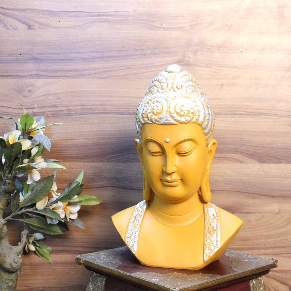 Polystone Buddha Face Polystone Buddha Face