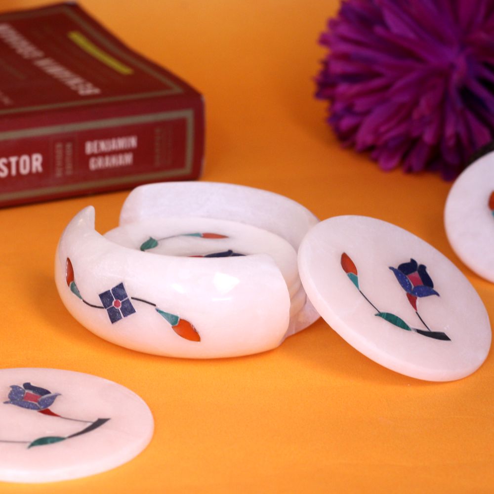 Marble Tea Coster Tyar