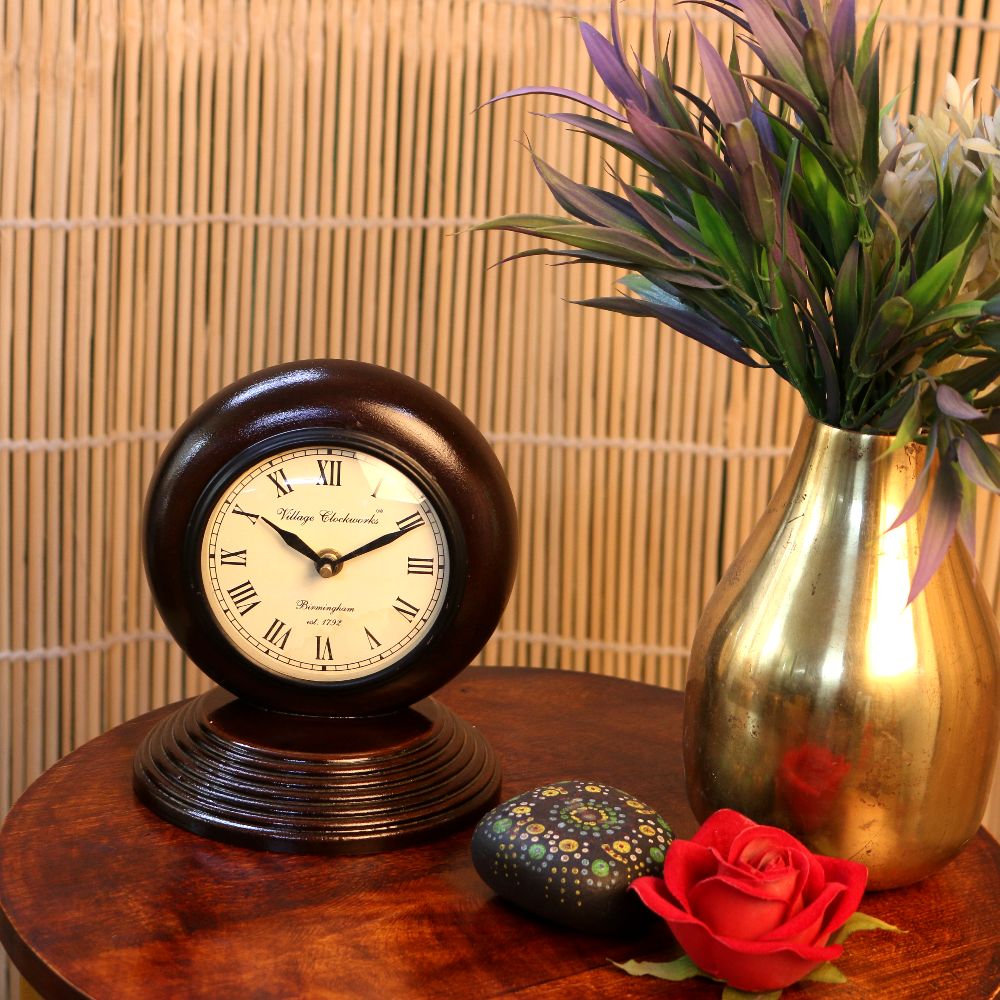 NEW TABLE CLOCK 4 INCH DIAL