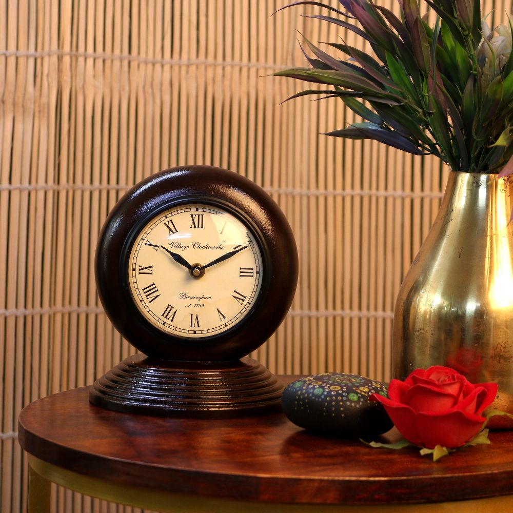 NEW TABLE CLOCK 4 INCH DIAL