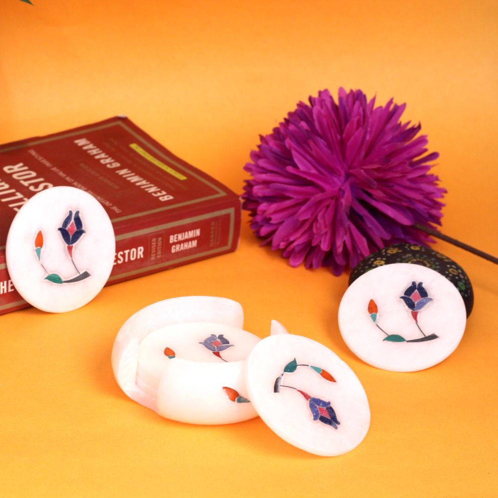 Marble Tea Coster Tyar