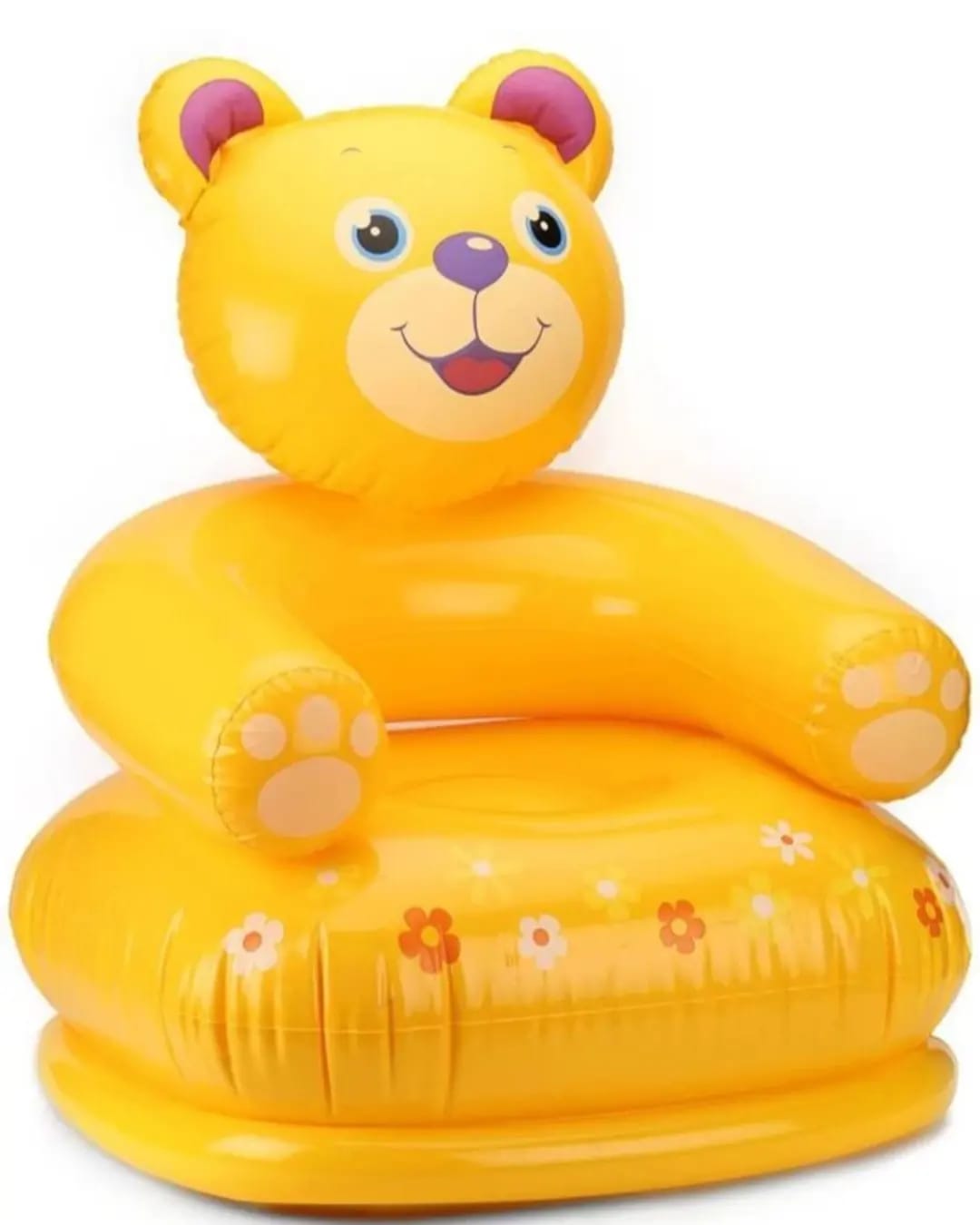 Inflatable bear chair for kids