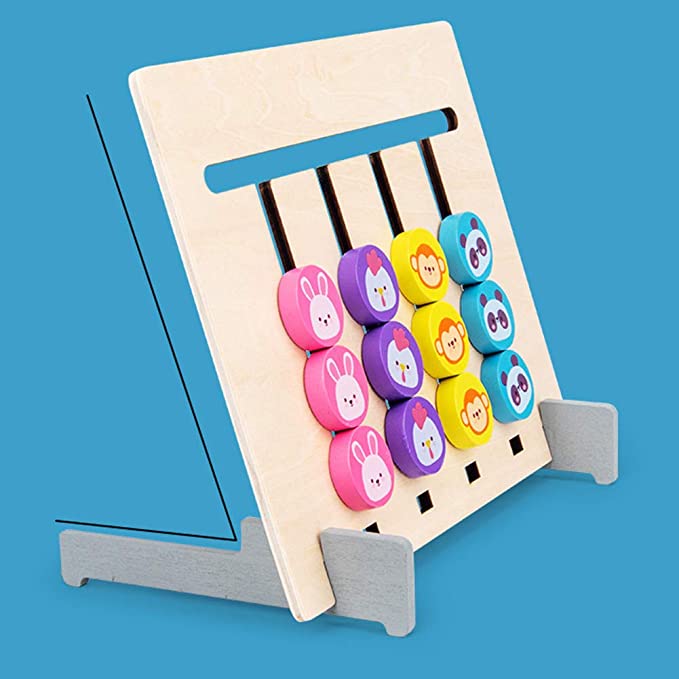 Four color logic game